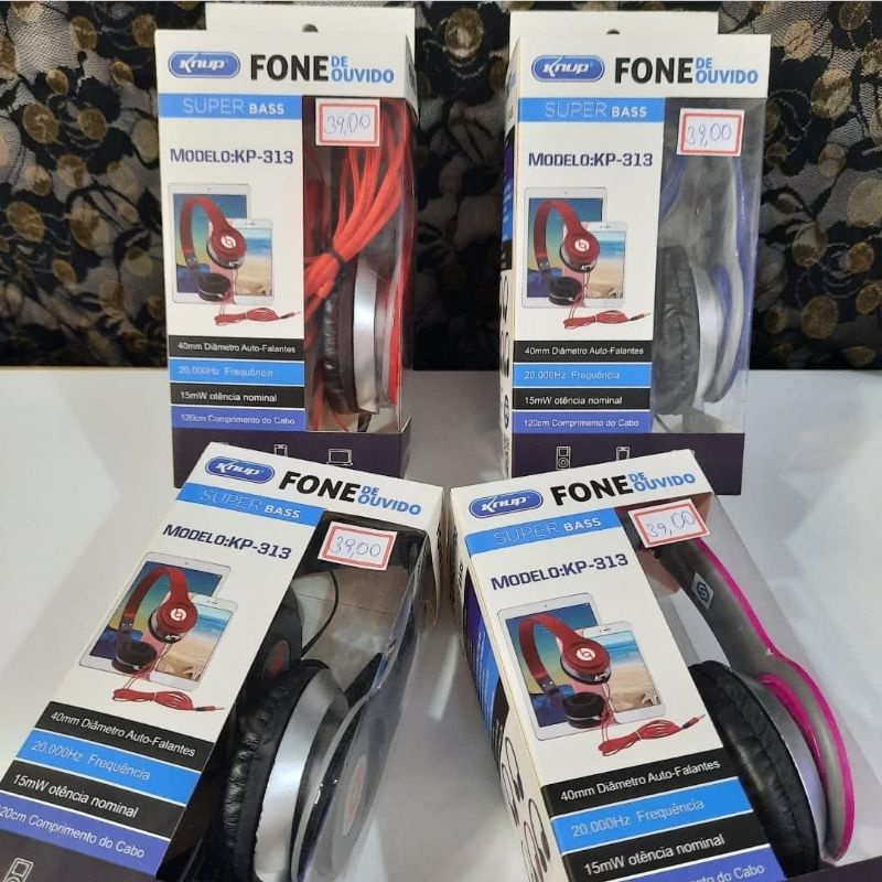 Fone de ouvido Kenup | Shopee Brasil