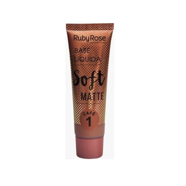 kit 2 Base Liquida Ruby Rose Matte CAFE | Shopee Brasil