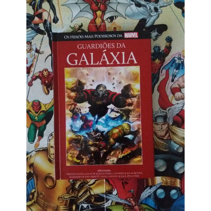 HQ - Os Heróis Mais Poderosos da Marvel: Guardiões Da Galáxia #18 Salvat Capa Vermelha ...