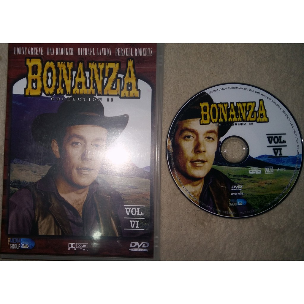 DVD ORIGINAL BONANZA COLLECTION VOLUME VI | Shopee Brasil