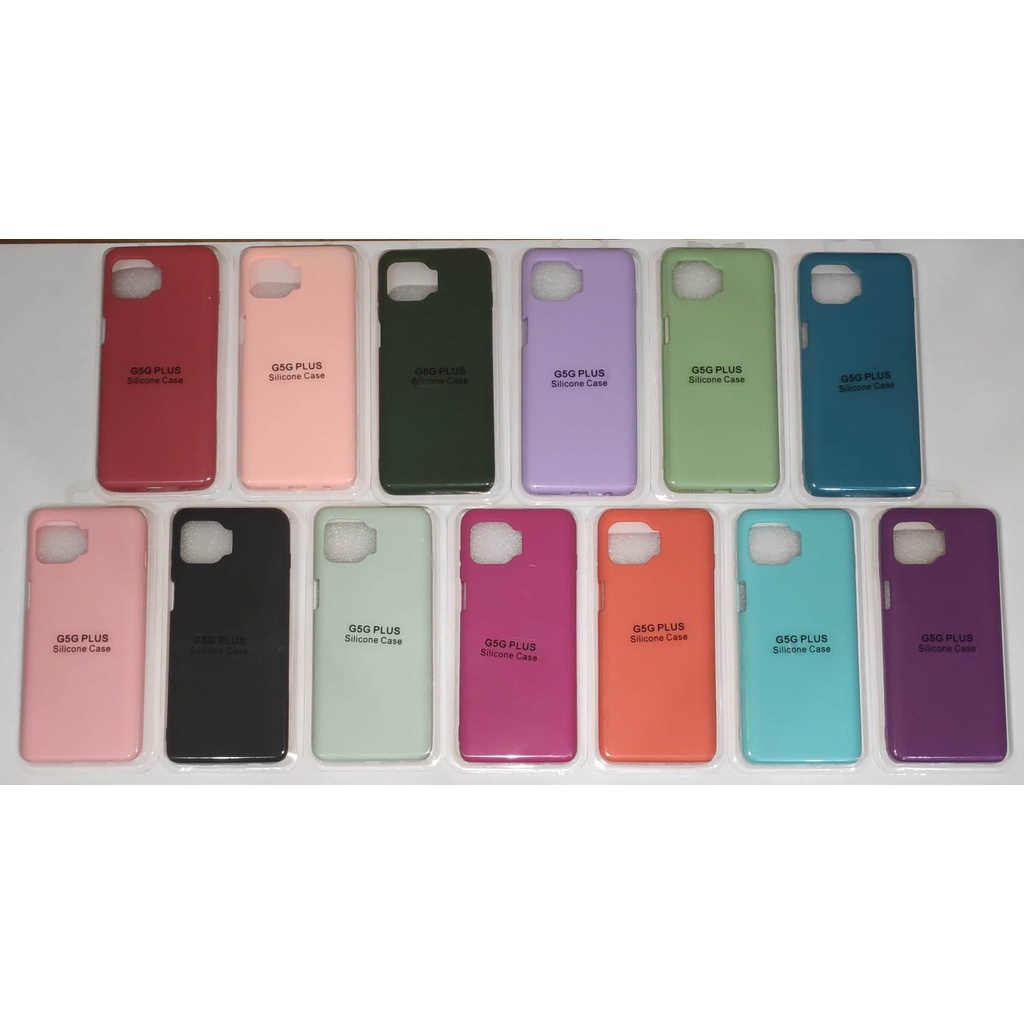 Capa Capinha Silicone Case Aveludada Compatível Com Moto G5g Plus ...