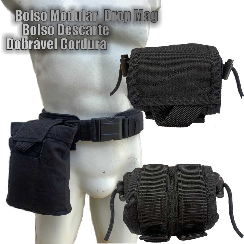 Drop Mag Modular De Bolso Descarte Magazine Airsoft - Preto | Shopee Brasil