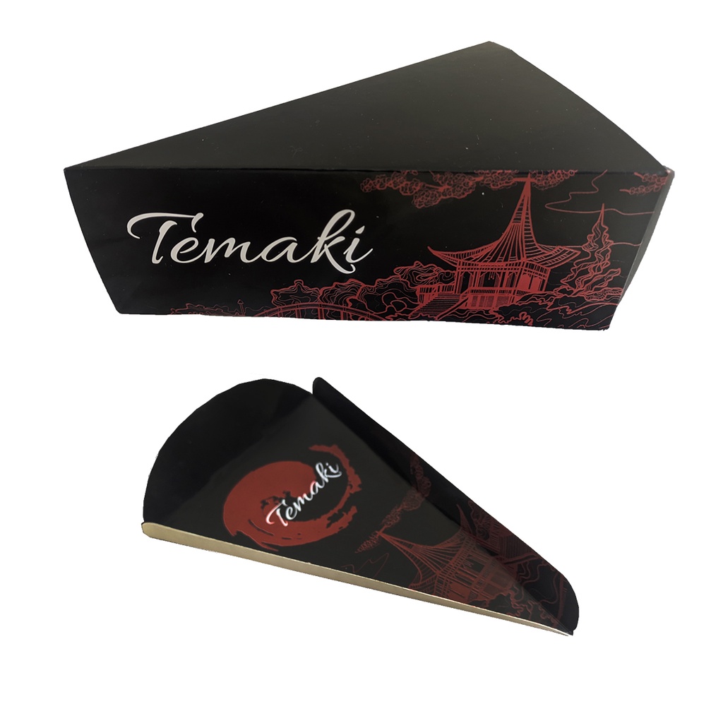 Caixa Caixinha Embalagem Temaki Com Berço 10 Unidades | Shopee Brasil