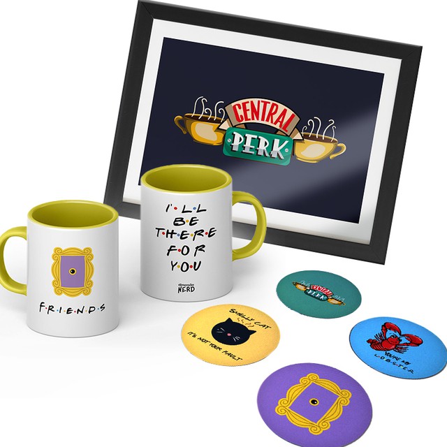 Kit Série Sitcom Friends - com Quadro, Caneca e Porta copos | Shopee Brasil