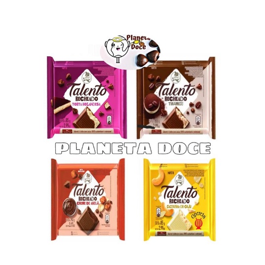 Chocolate Talento Garoto 85g - Escolha o Sabor!! | Shopee Brasil