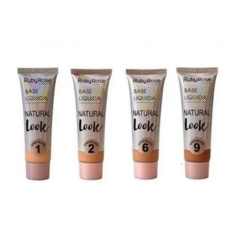 Base Ruby Rose Natural Look | Shopee Brasil