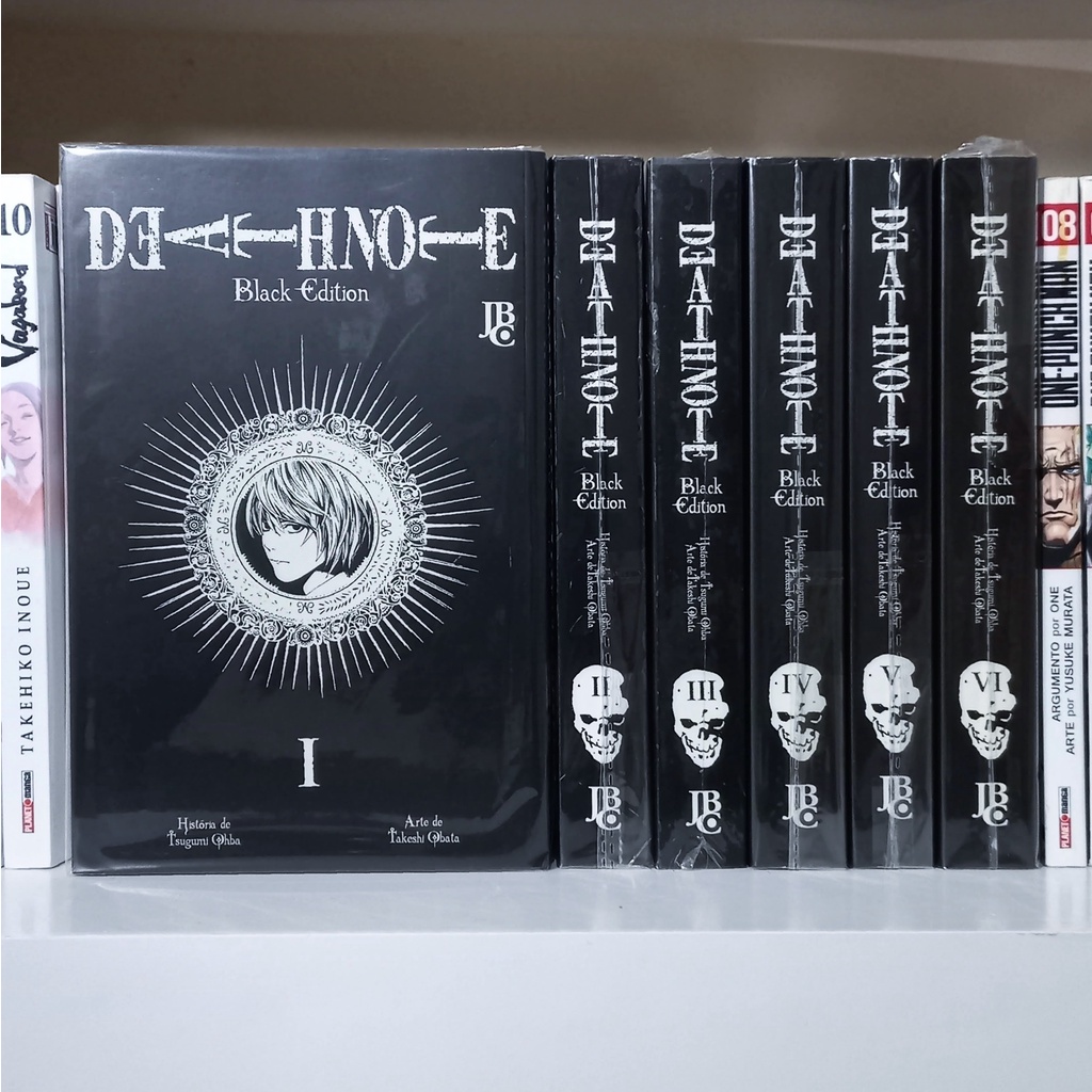 Mangá Death Note Black Edition Vol. 1, 2, 3, 4, 5 e 6 / JBC | Shopee Brasil