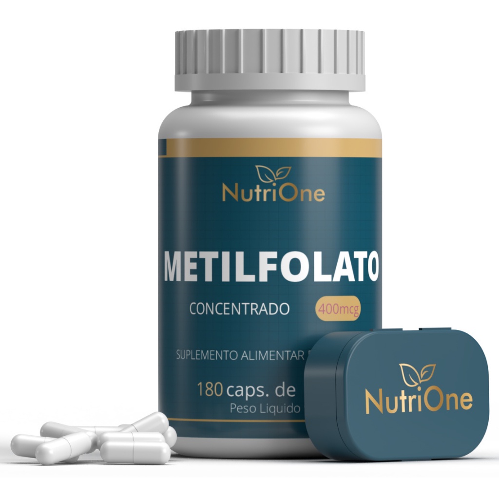 Metilfolato Concentrado 500mg 180 Cápsulas Nutrione | Shopee Brasil