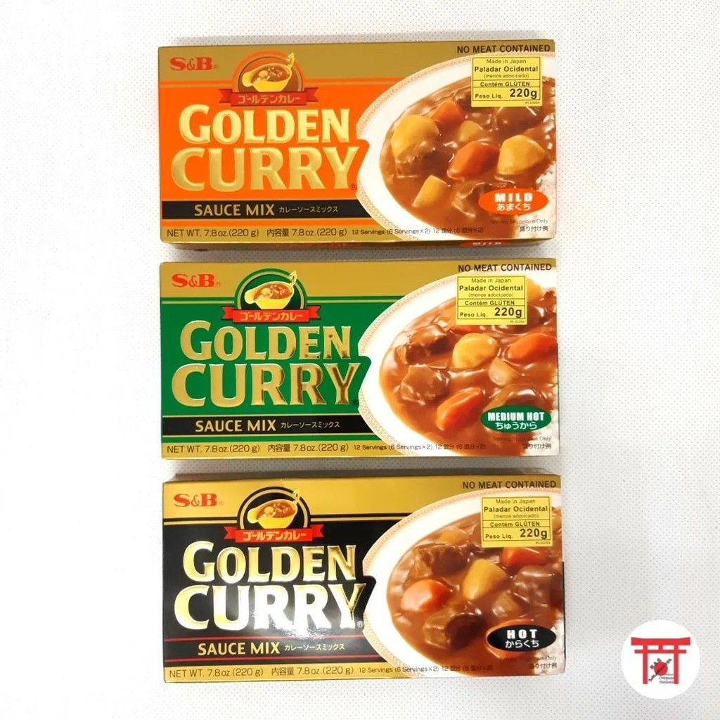 Kare Rice Golden Curry (nível De Picância A Escolher) - Escorrega o Preço