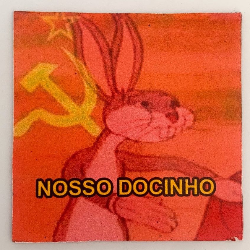Imã Pernalonga Comunista - Nosso Docinho 5x5cm | Shopee Brasil
