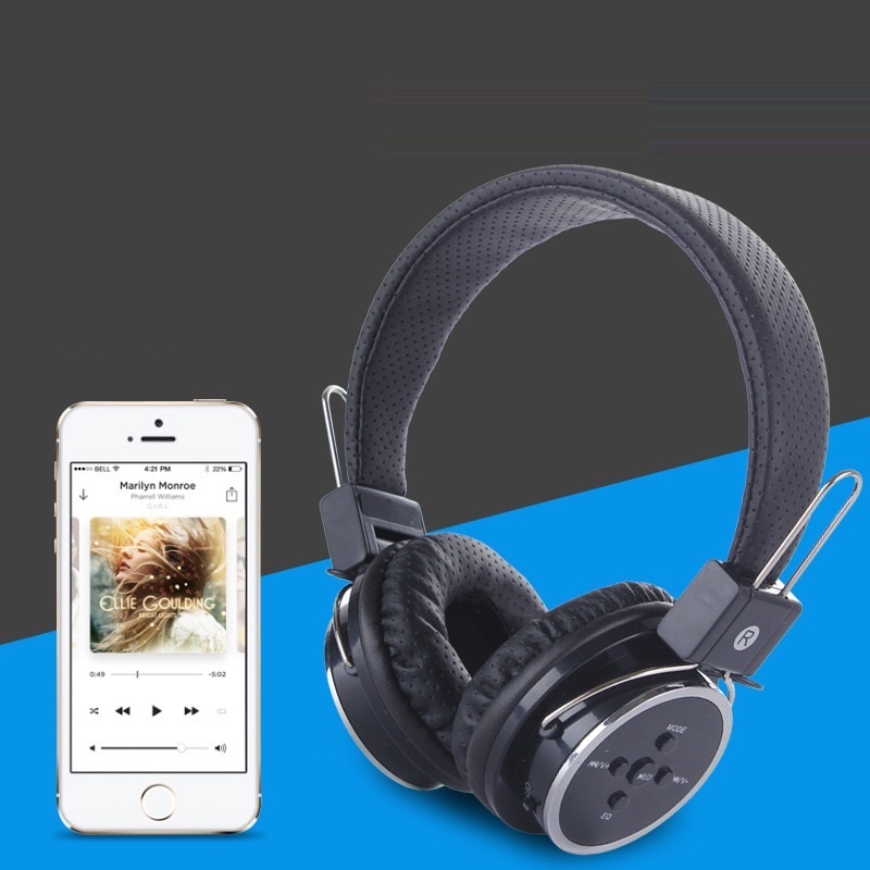 Fone Head Phone Ouvido Bluetooth Sem Fio Cartão Sd Md B-05 | Shopee Brasil