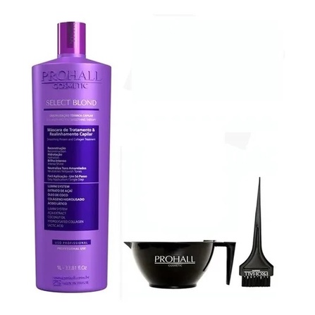 PROGRESSIVA REALINHAMENTO TÉRMICO CAPILAR SELECT BLOND PARA LOIRAS 1L ...