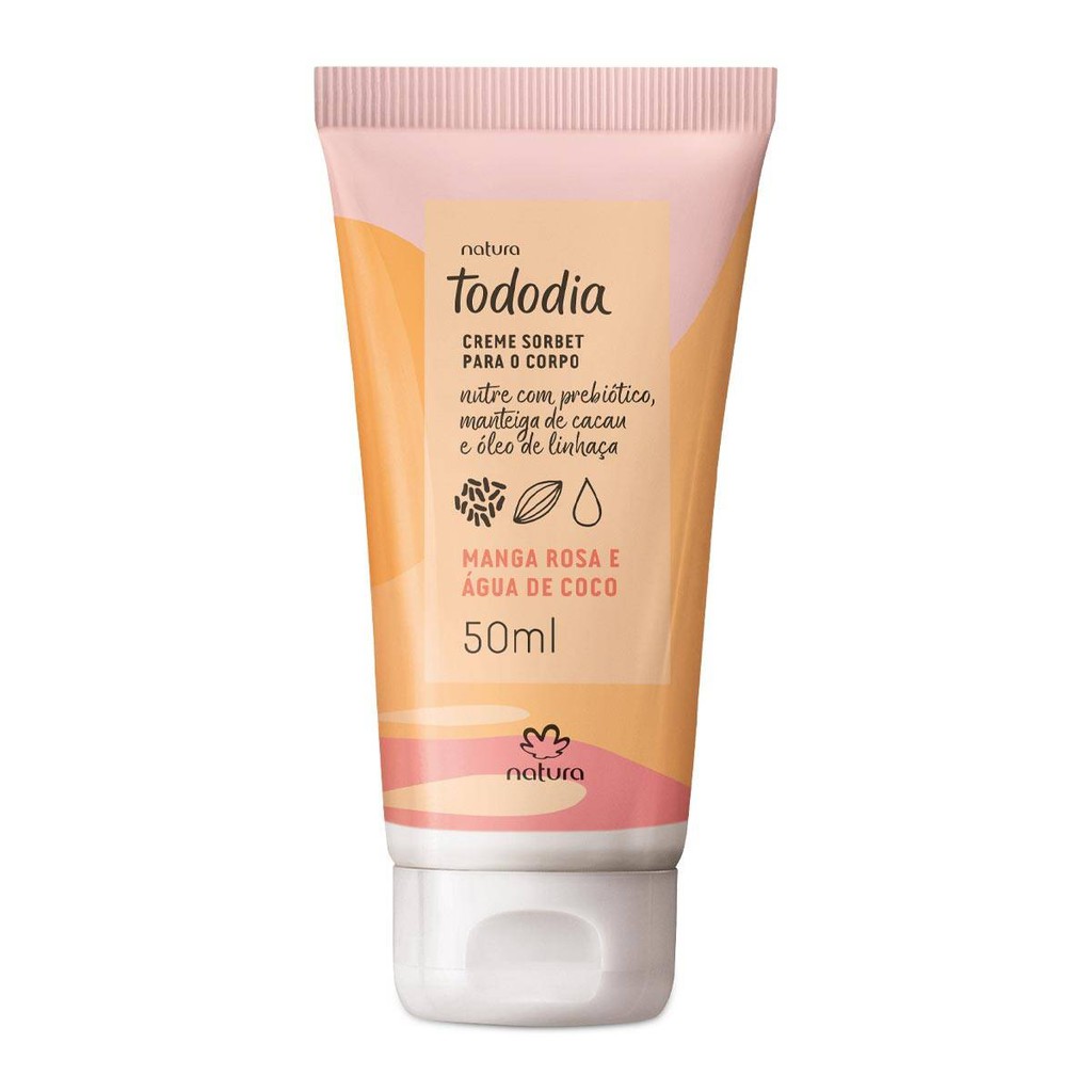 Mini Hidratante Natura Manga Rosa e Agua de Coco 50 ML | Shopee Brasil