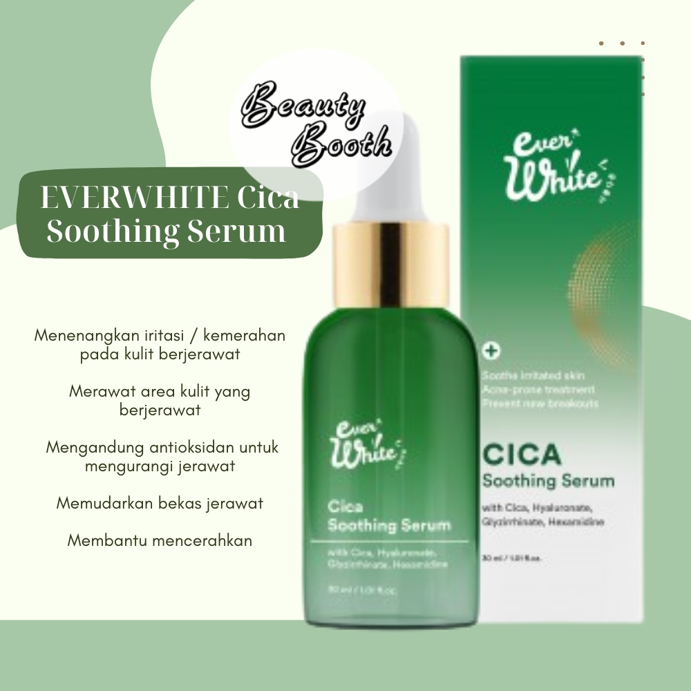 Soro Calmante EVERWHITE Cica 30ml | Shopee Brasil