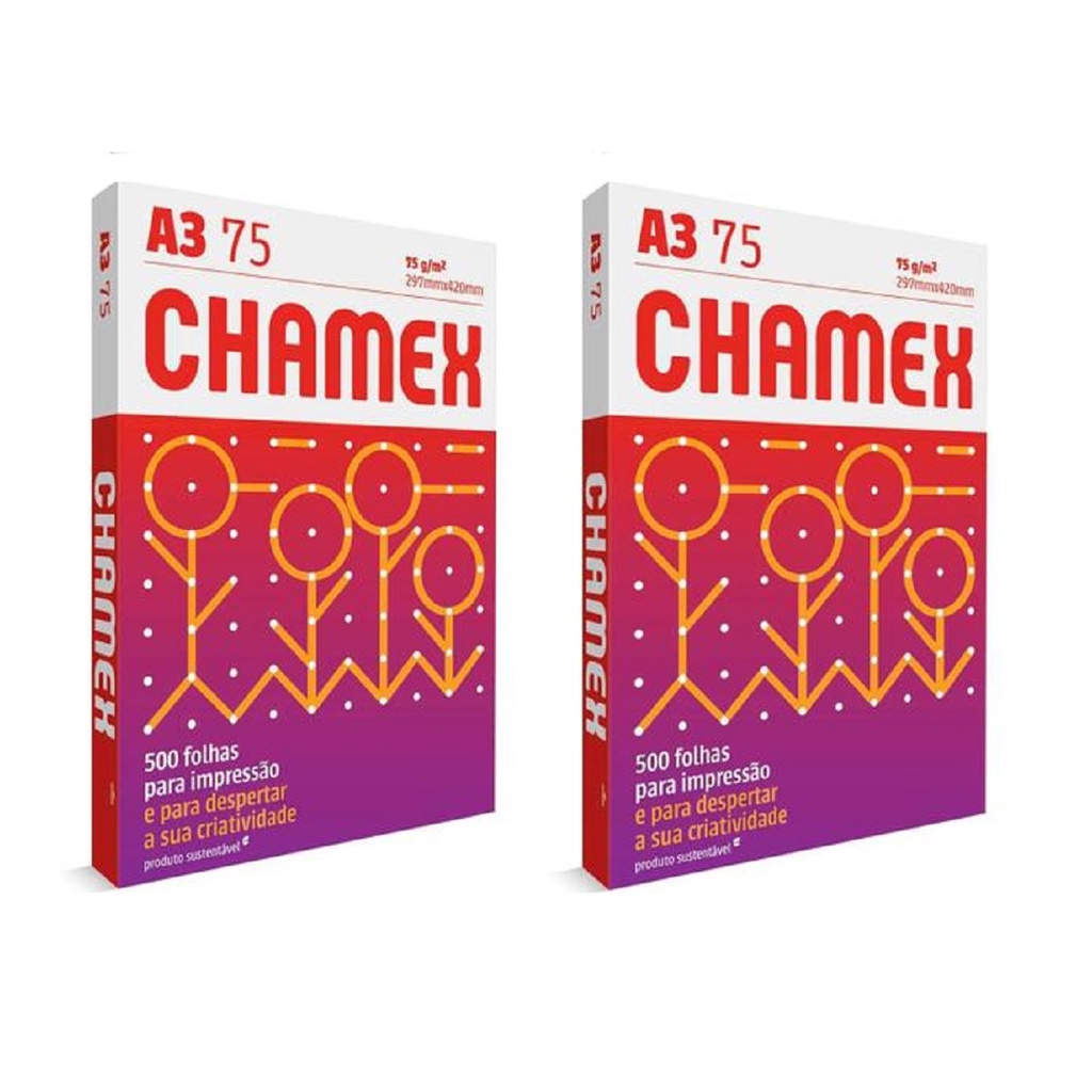 Papel P/ Certificado Diploma Sulfite A3 75g Com 2 Unidades(Resma) de 500 Folhas | Shopee Brasil
