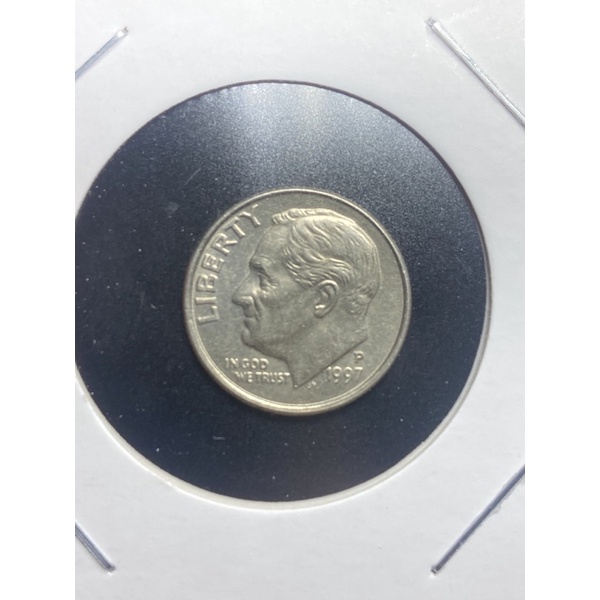 Moeda - ONE DIME - 1997 - MBC - (Item de Colecionismo) | Shopee Brasil