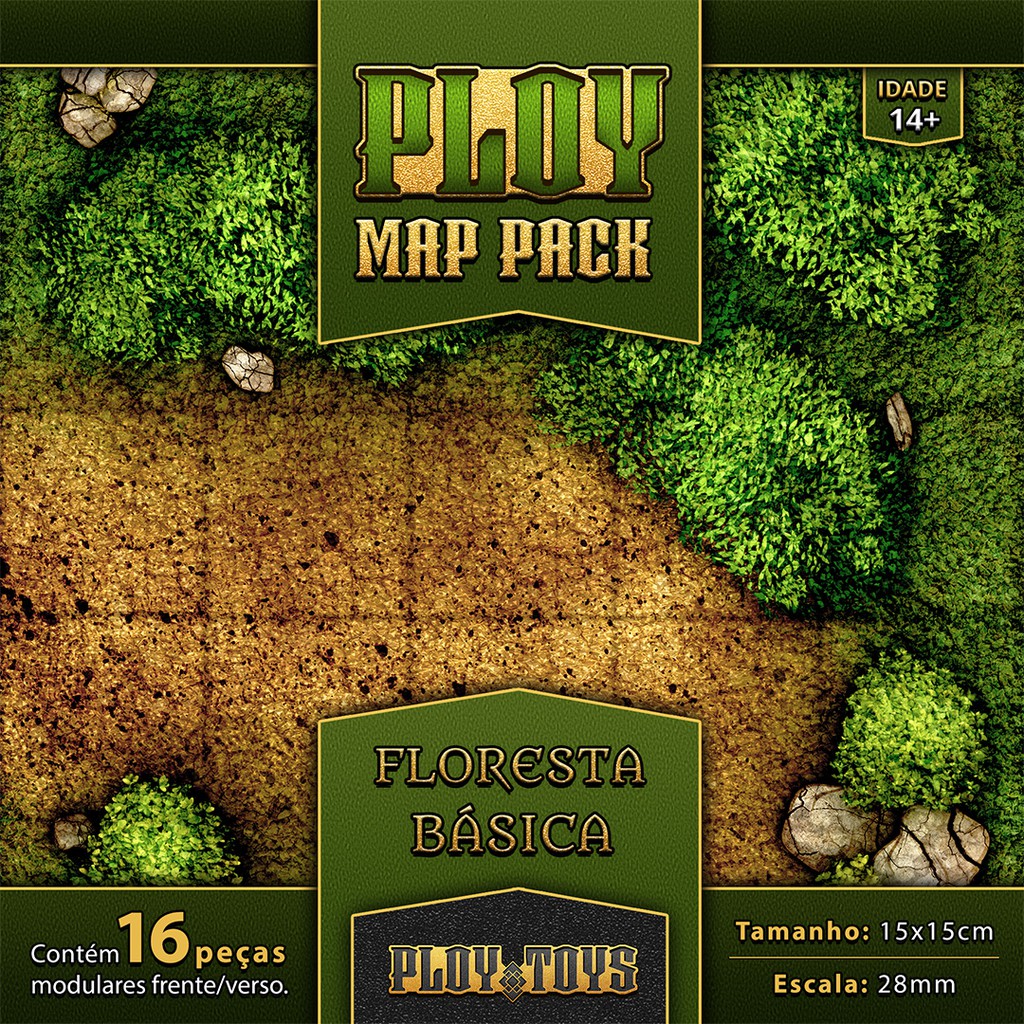 Map Pack RPG - Floresta Básica - 16 peças - Mapa de Batalha | Shopee Brasil