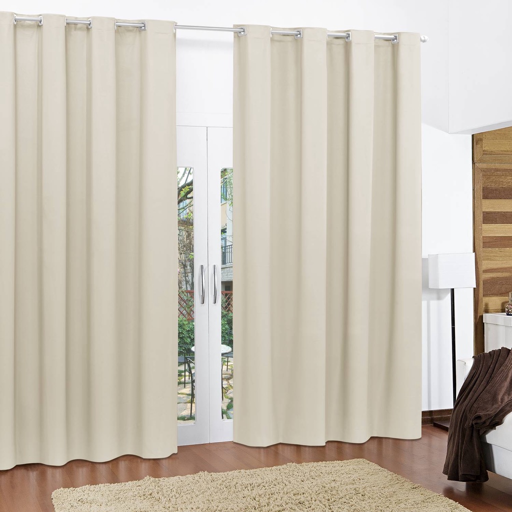 Cortina Lisa Corta Luz 4,20m x 2,00m Blackout PVC | Shopee Brasil
