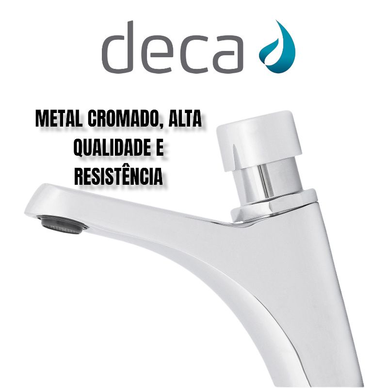 Torneira Lavatório Mesa com Fechamento Automático 1173.C - Para ...