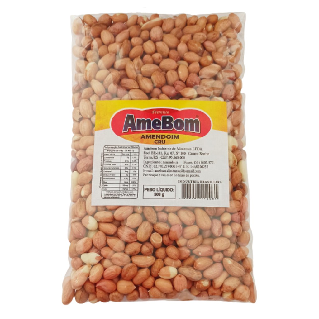 Amendoim Cru in natura com Pele 1 kg selecionado | Shopee Brasil