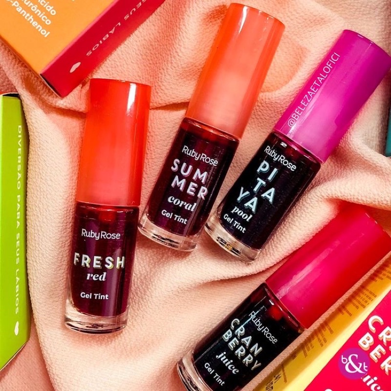 Gel Tint Ruby Rose Alta pigmentação e duração Com Ácido Hialurônico e D ...