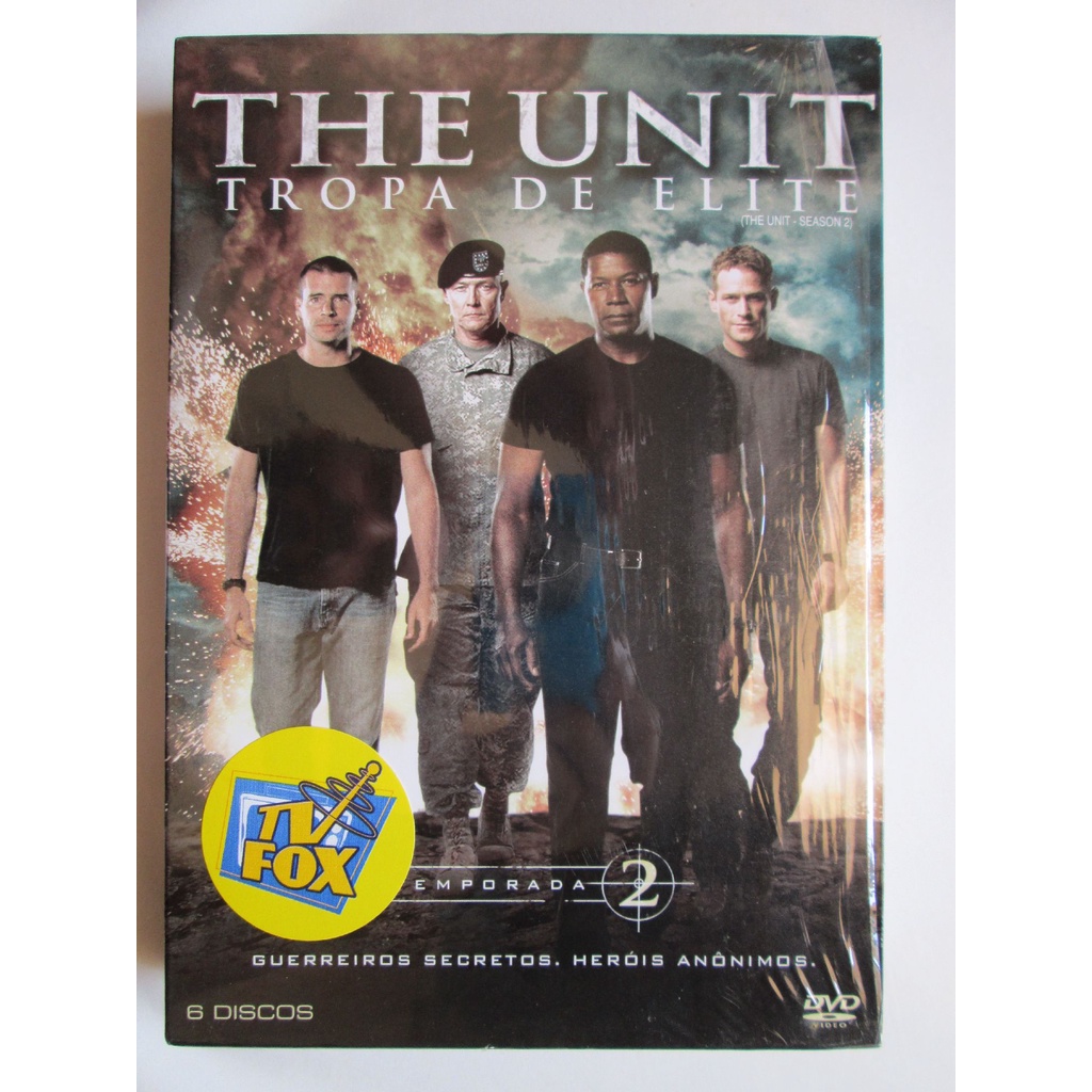 dvd the unit tropa de elite 2a temporada (box 6 dvds) | Shopee Brasil