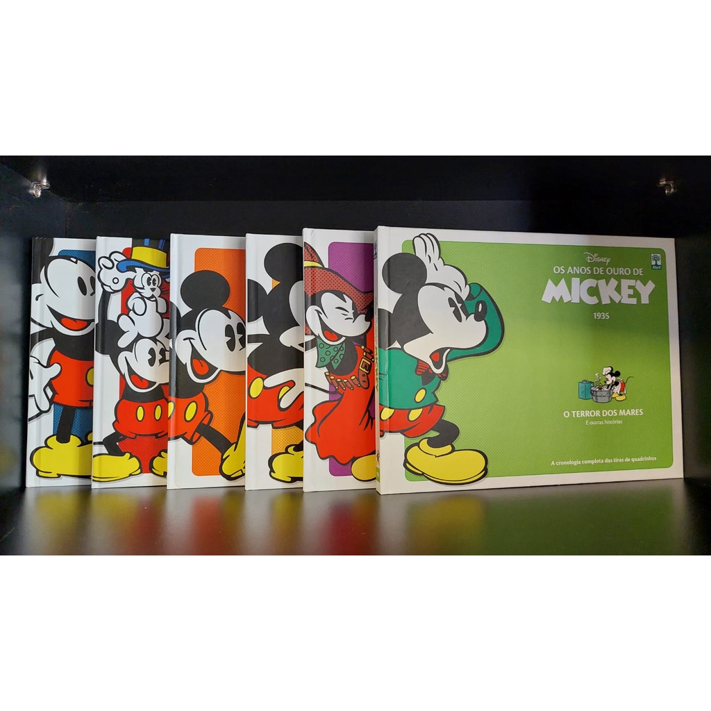 HQs Disney - Os Anos de Ouro de Mickey - Editora Abril - Capa Dura ...
