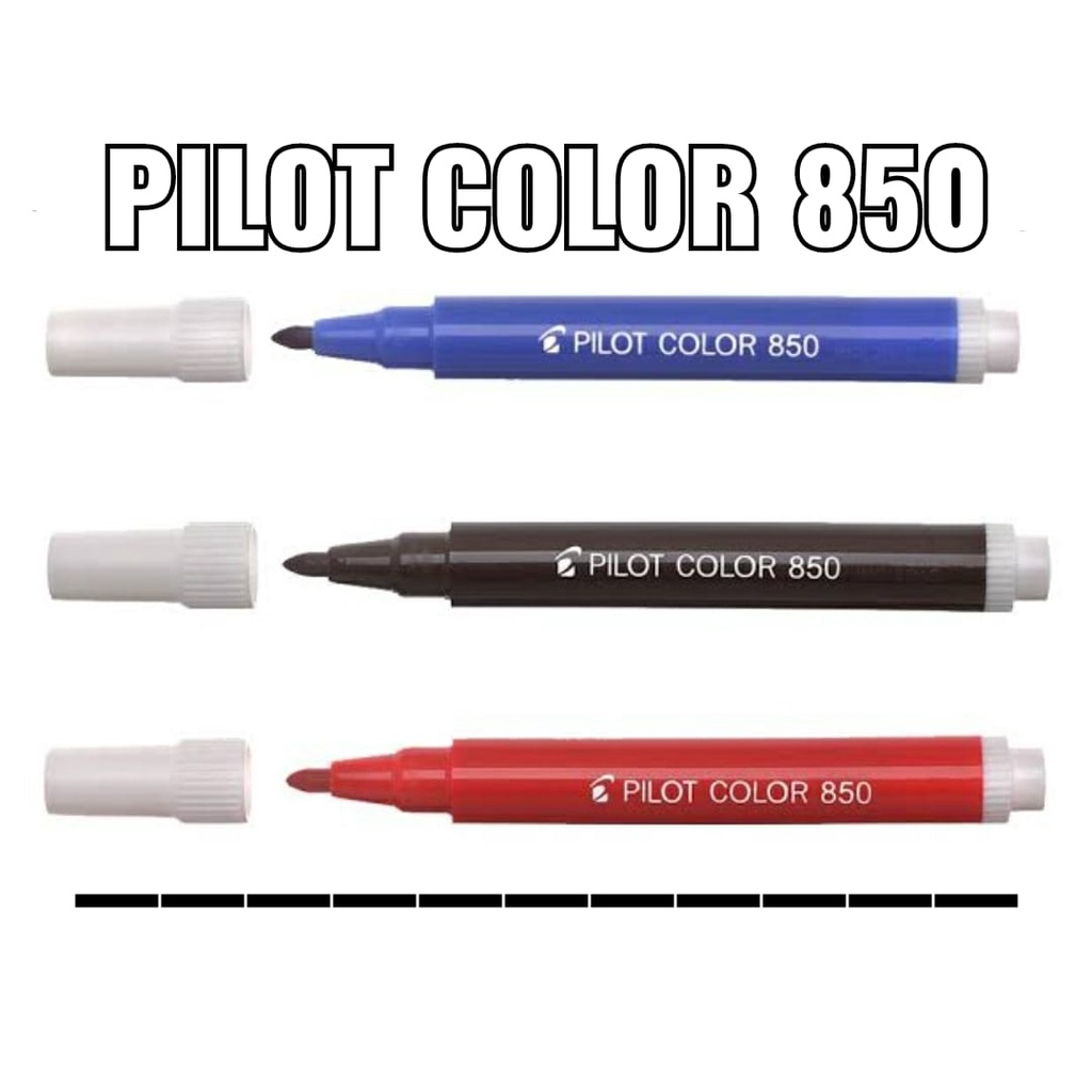 Caneta Hidrográfica Pilot Color 850 Jr Papelaria | Shopee Brasil