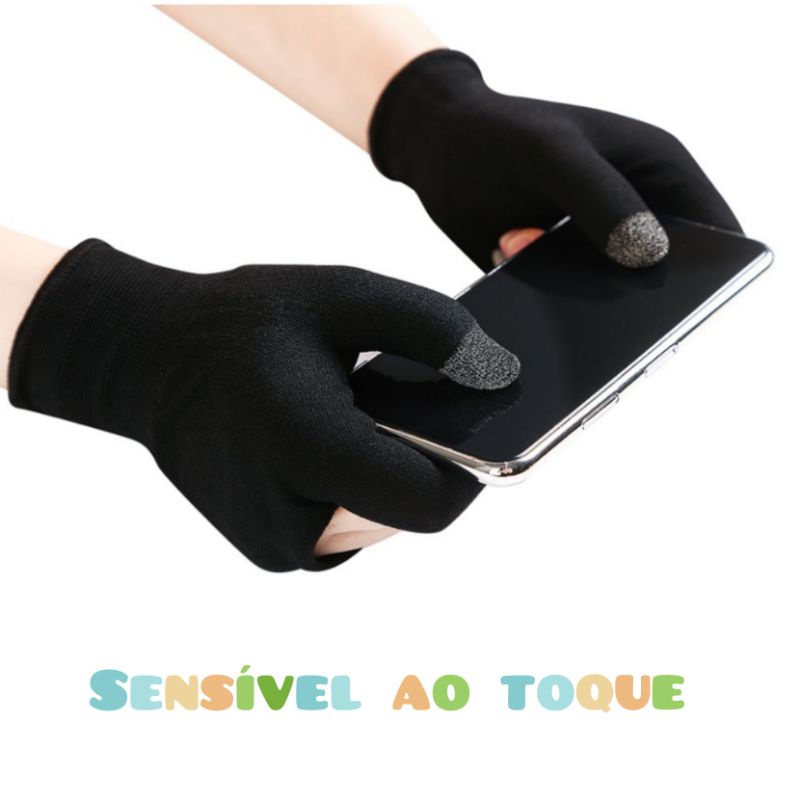 Par de Luvas de Dedo Gamer Pubg Mobile COD Free Fire. | Shopee Brasil