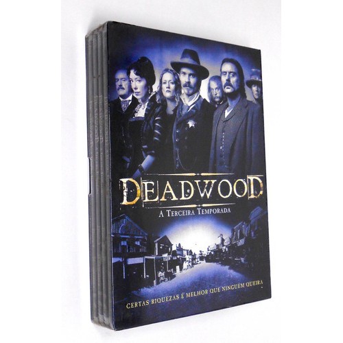 Box Set Deadwood 2007 A Terceira Temporada Hbo Dvd Lacrado | Shopee Brasil
