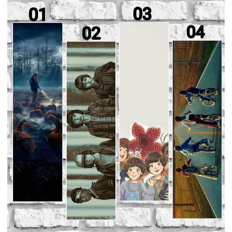 Marcadores de Páginas/Marcador de livros - Stranger Things. | Shopee Brasil