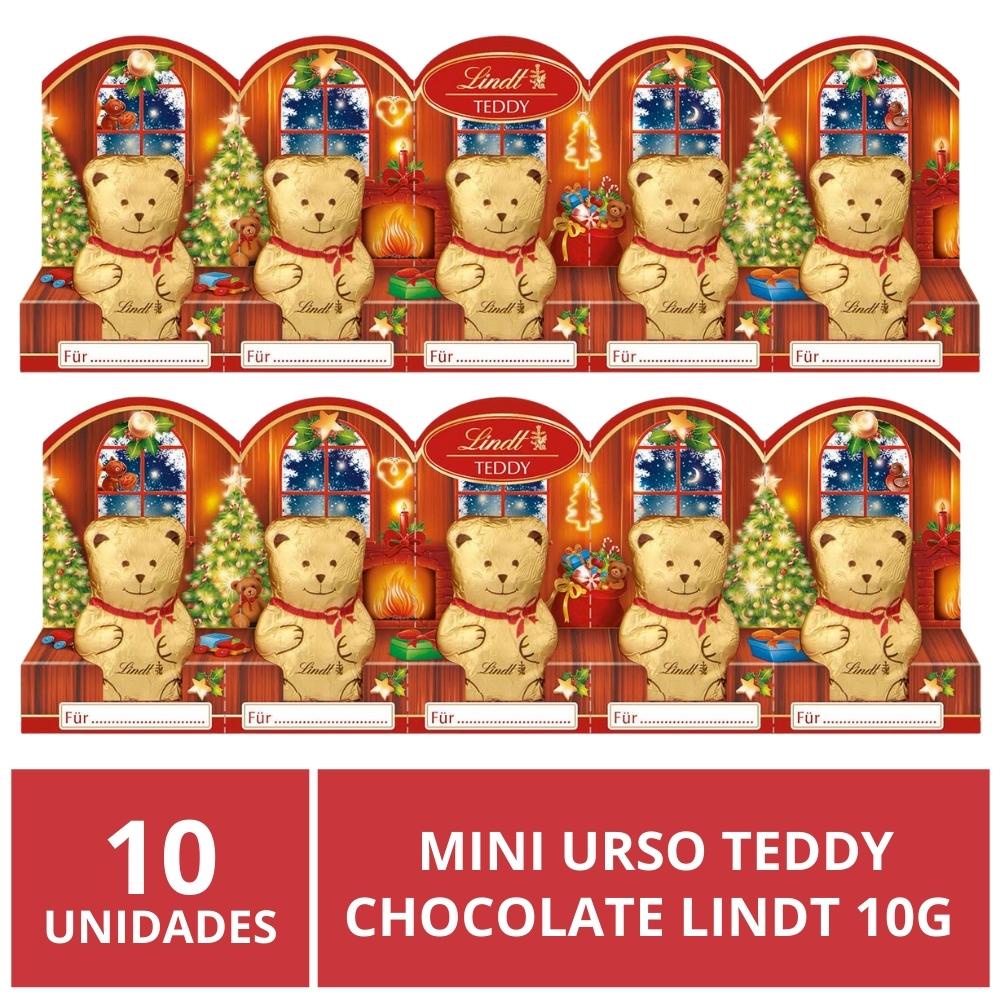 Chocolate Lindt Importado, 10 Ursinhos Teddy de 10g | Shopee Brasil