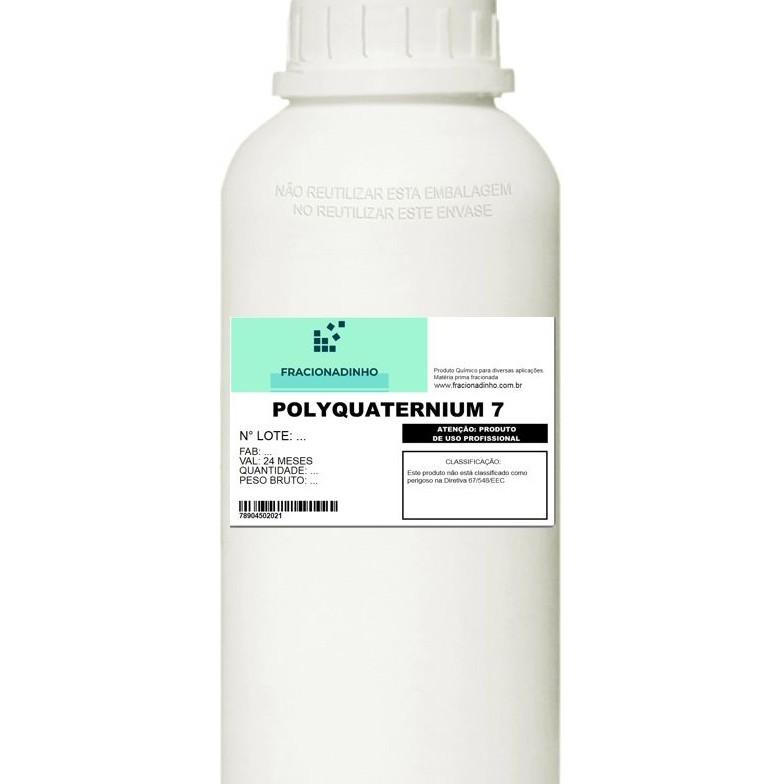 Poliquartenário Polyquaternium 7 1 litro | Shopee Brasil