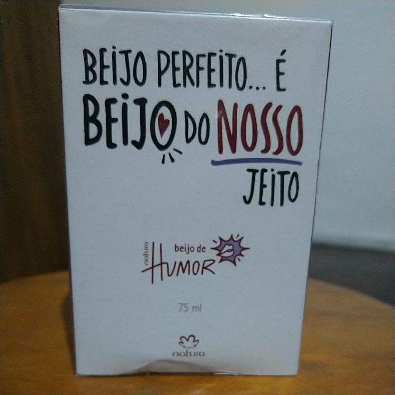 perfume Natura masculino beijo de humor 75ml amadeirado moderado ...