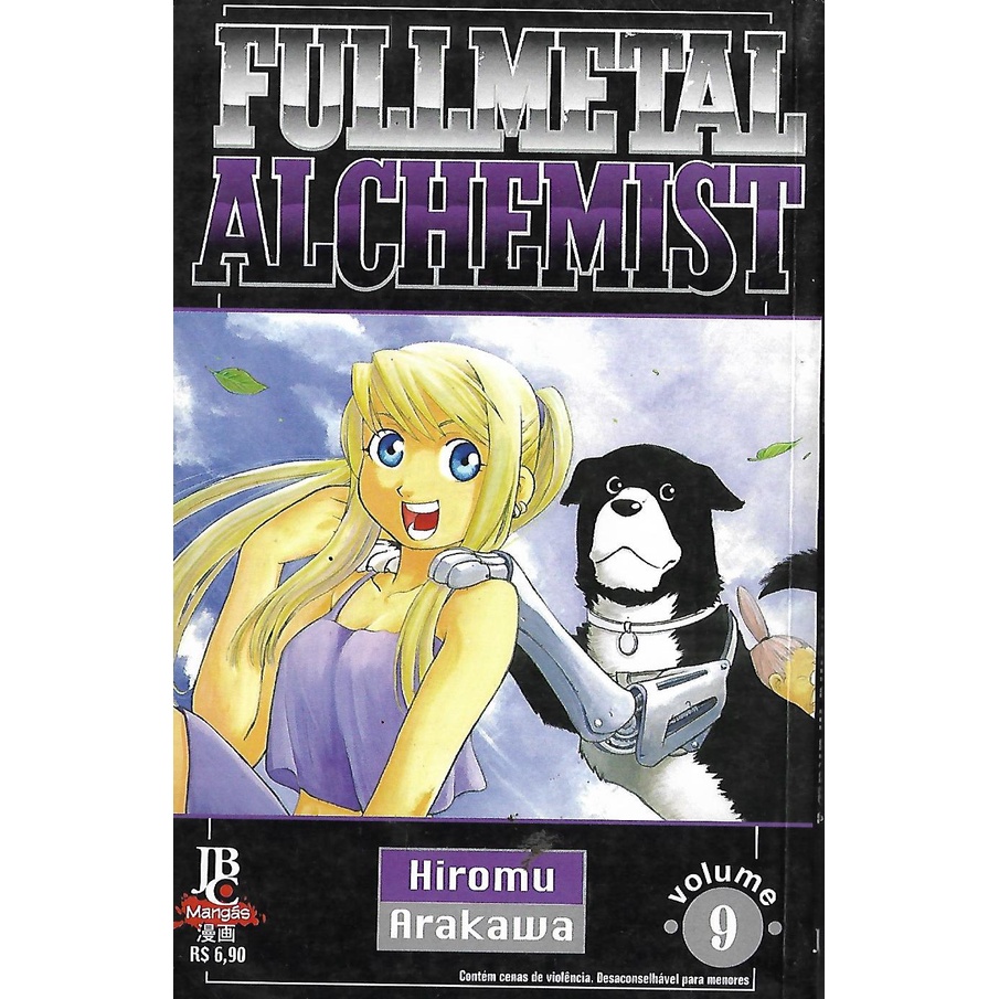 Mangá Fullmetal Alchemist Volume 9 (1ª EDIÇÃO BRASILEIRA JBC) | Shopee ...
