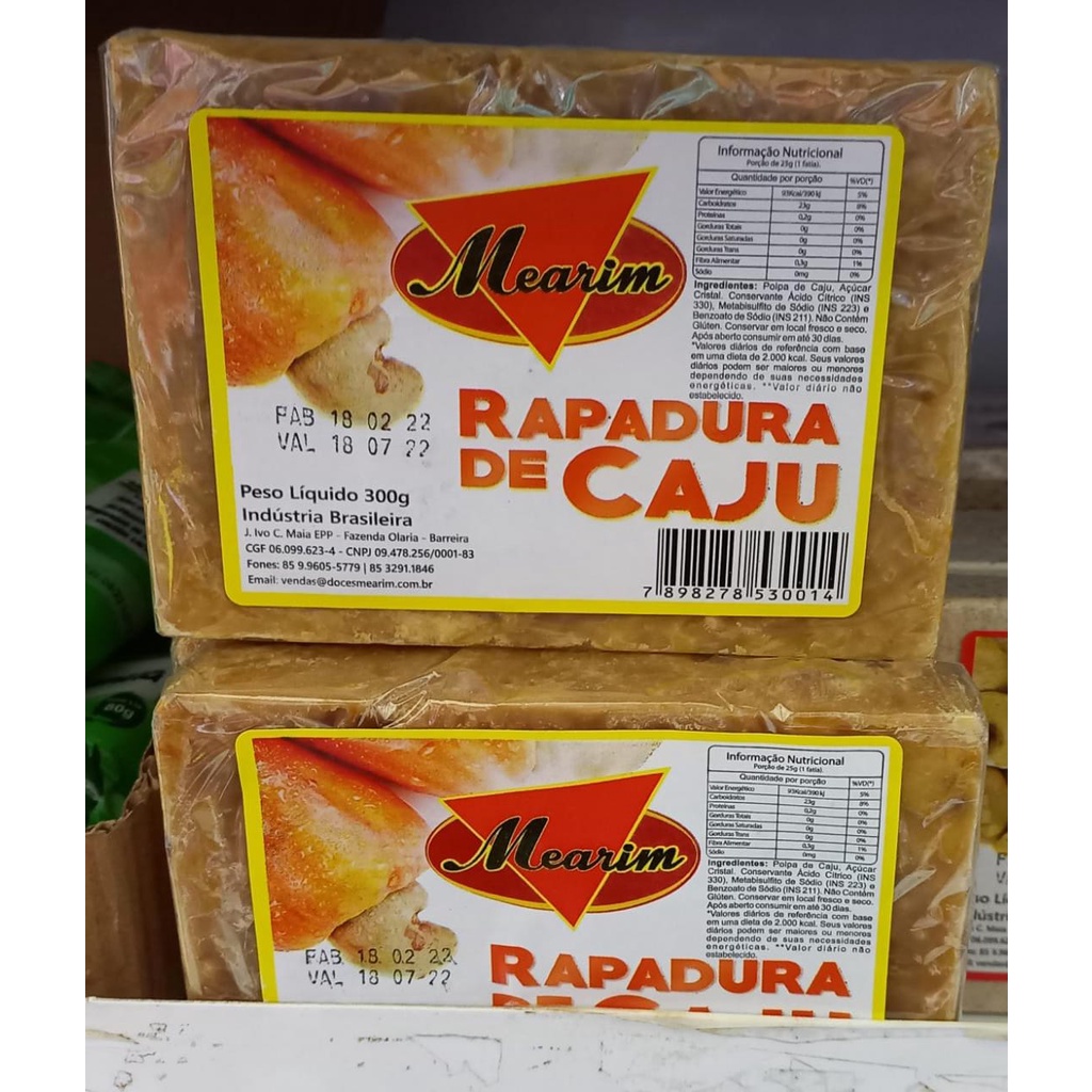 Rapadura De Caju 1,2kg 4 Un Macia Doce Nordestino Promoção! | Shopee Brasil