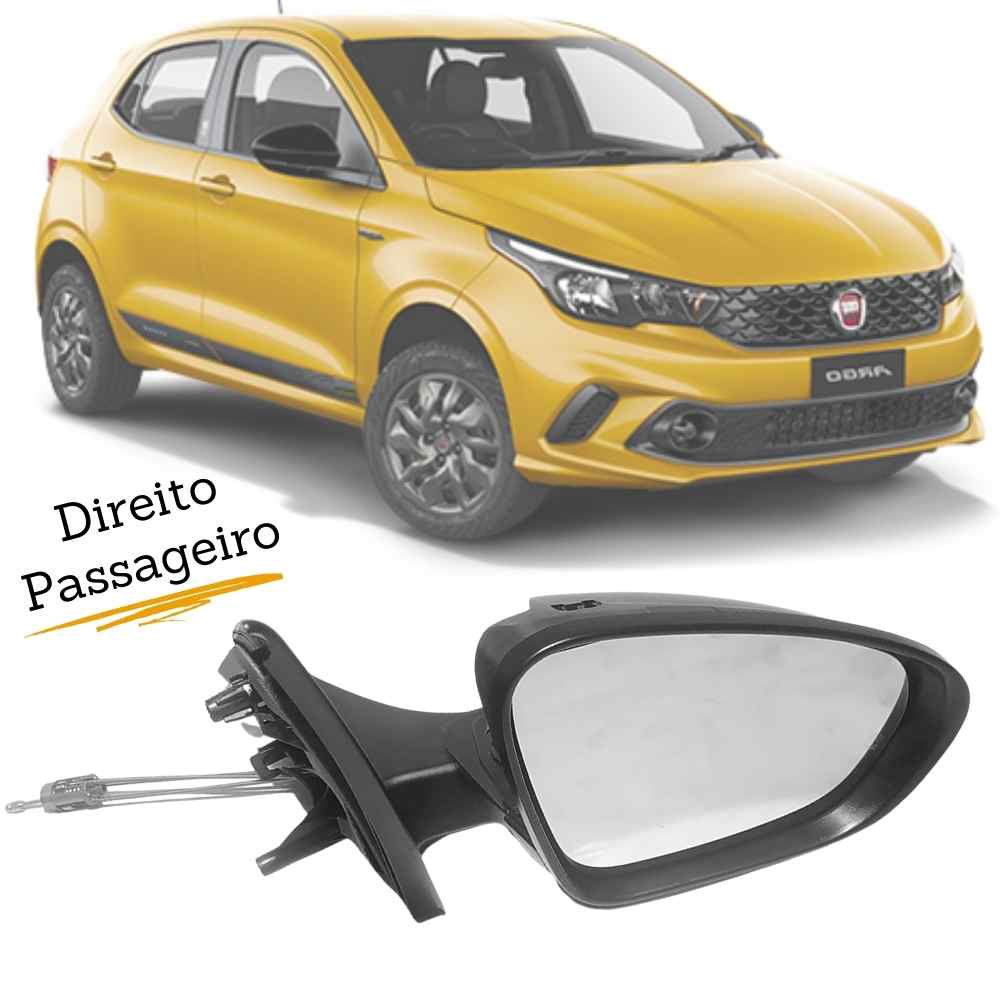 Retrovisor Direito (passageiro) para Fiat Argo e Cronos de 2018 2019 2020 2021 2022 com Controle ...