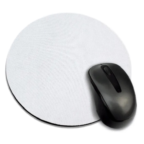 10 Mouse pad redondo neoprene redondo liso branco para sublimação ...
