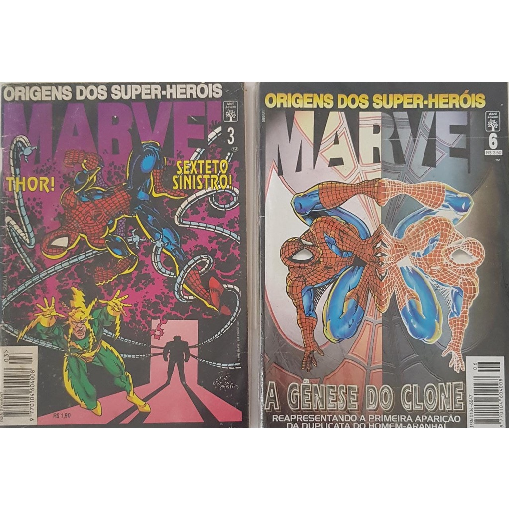 Origens dos Super-Heróris Marvel - Números #3 Thor! Sexteto Sinistro! e ...