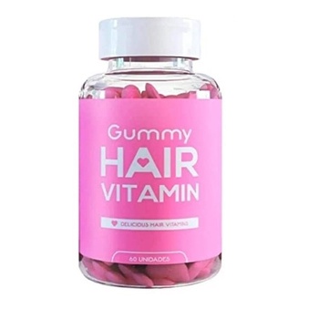 Gummmy Hair Vitamin Original - 1 Pote C/ 60 Gomas | Shopee Brasil