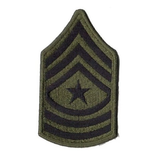 Patch Bordado 3º Sargento Major Exercito Americano - Escorrega o Preço