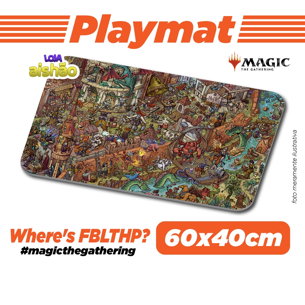 Playmat Where's Fblthp - Magic the Gathering - 60x40cm - Faz a Boa!