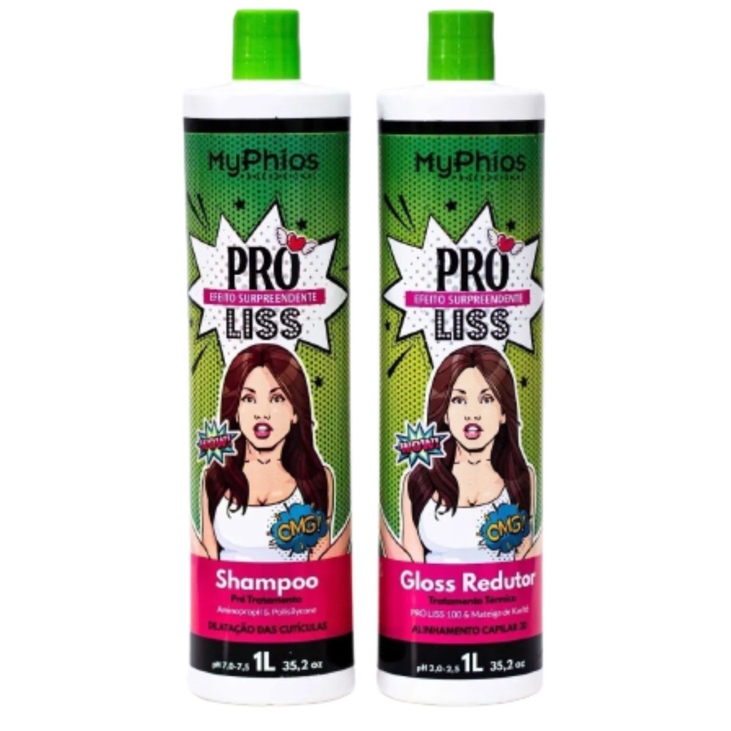 kit Progressiva Pro Liss My phios 2x1L | Shopee Brasil