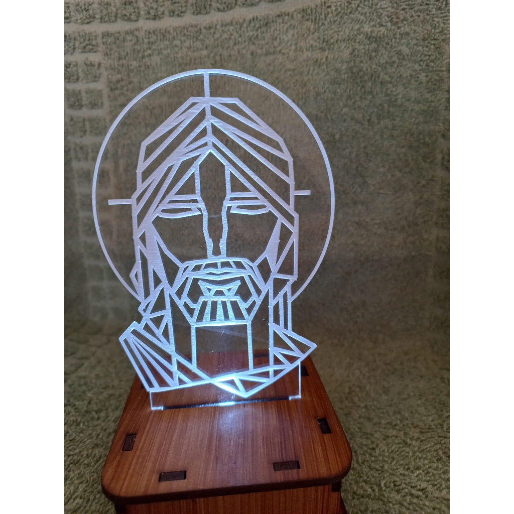 Luminária LED Jesus Cristo | Shopee Brasil