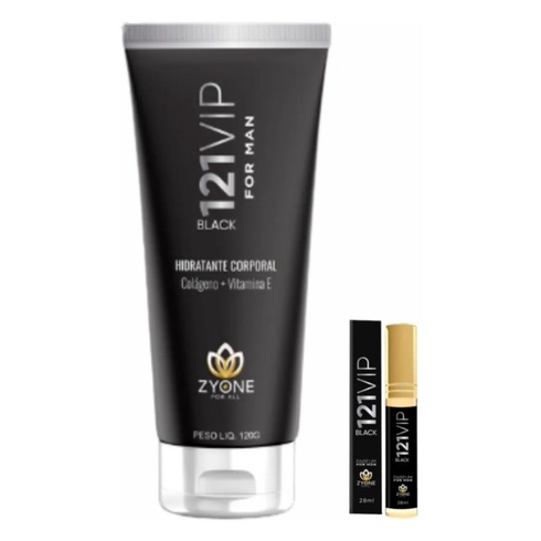 CREME HIDRATANTE CORPORAL MASCULINO 121 VIP BLACK - 120GR | Shopee Brasil