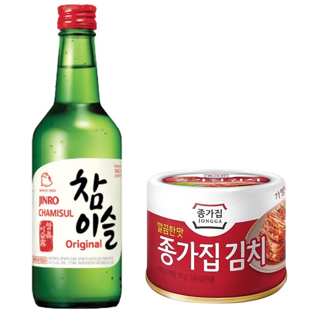 Kit Soju Original Jinro & Kimchi | Shopee Brasil