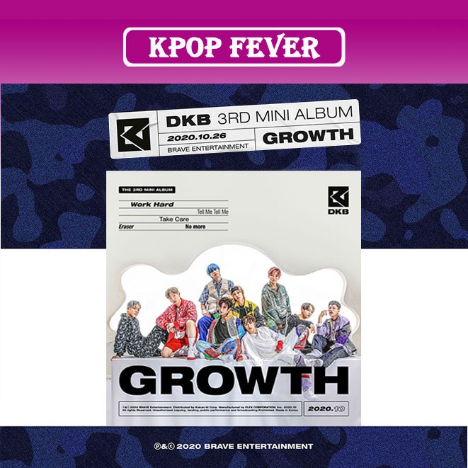 DKB - [GROWTH] (THE 3RD MINI ALBUM) | Shopee Brasil