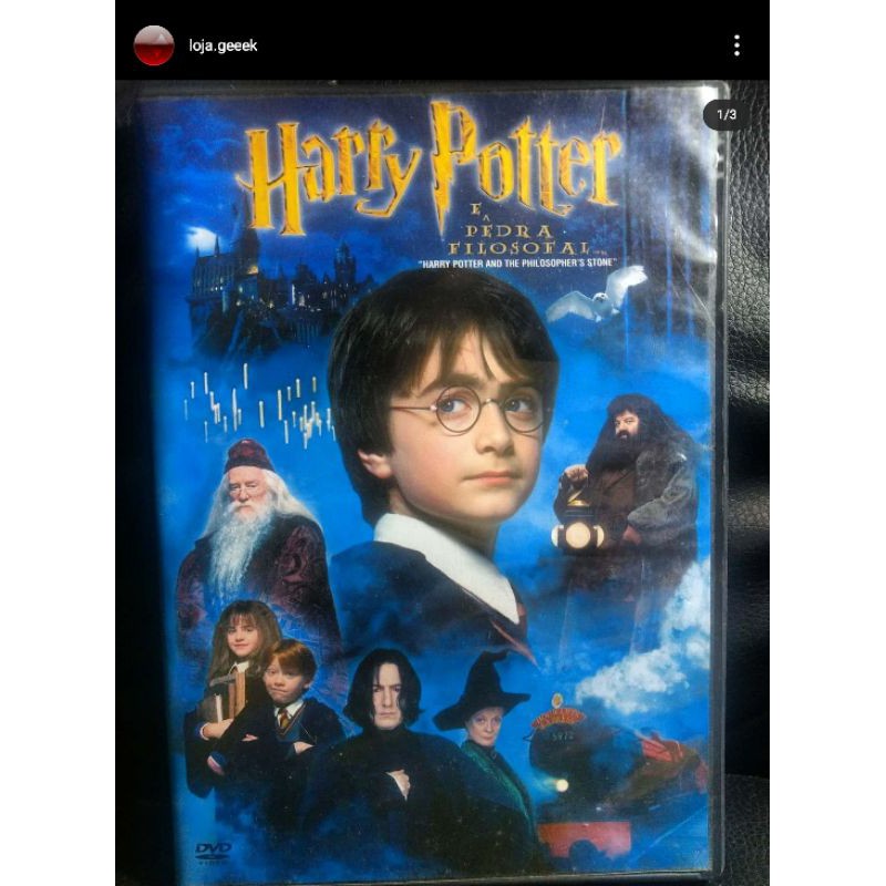 DVD original harry potter e a pedra filosofal | Shopee Brasil