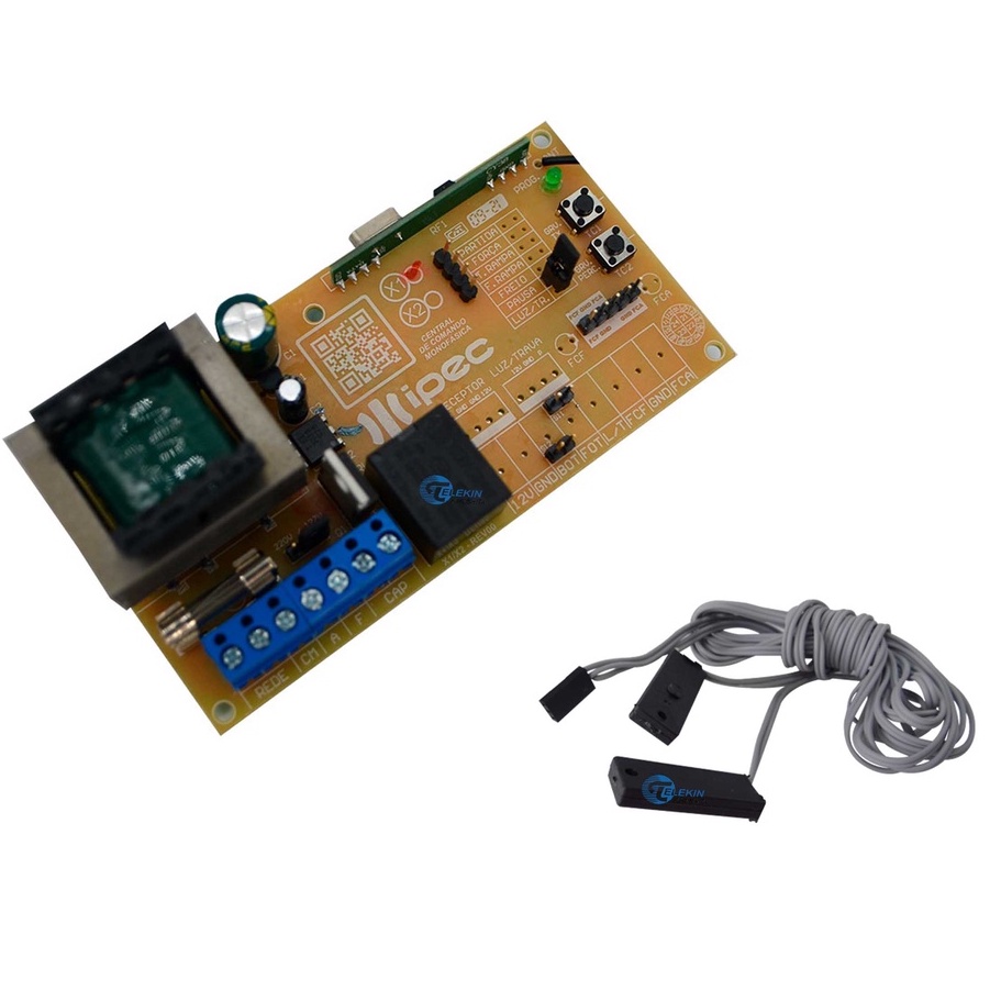 Placa Central de Comando Motor Universal 433 mhz RCG Rossi Garen AGL ...