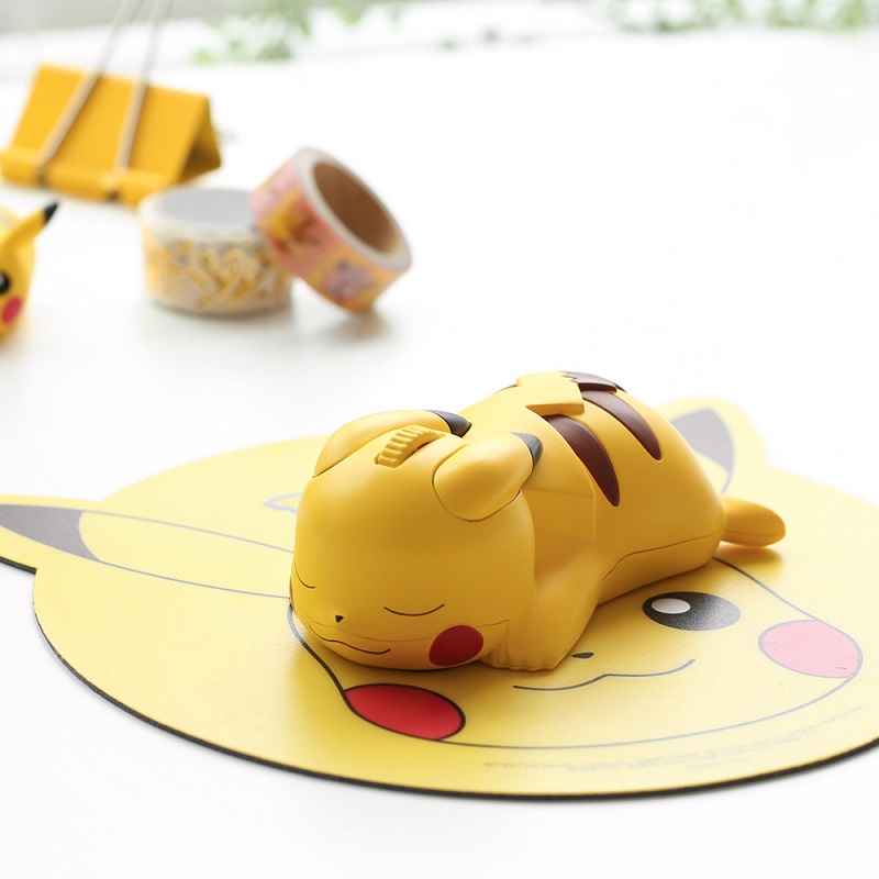 Pokemon Pikachu Mouse Sem Fio Bluetooth Sem Fio Para Jogos USB 2.4G ...